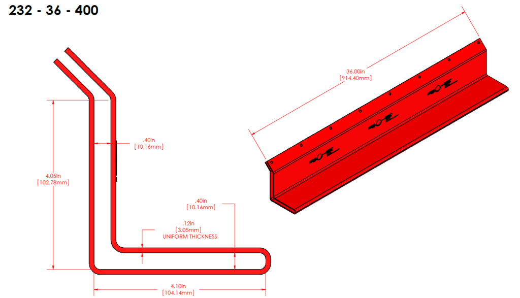 E/Insulation Angle Bus 4.00in - Midsun Group