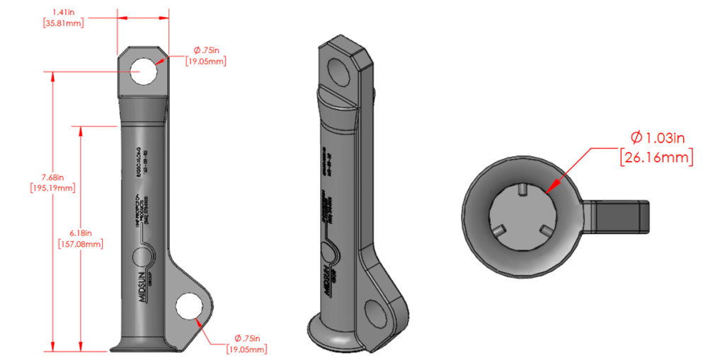 E/ Ground Stud Cover Extra Long - Midsun Group