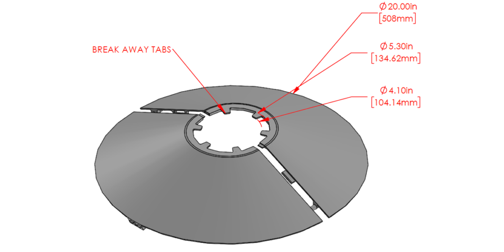 E/ Anti-Nesting Barrier 20in - Midsun Group