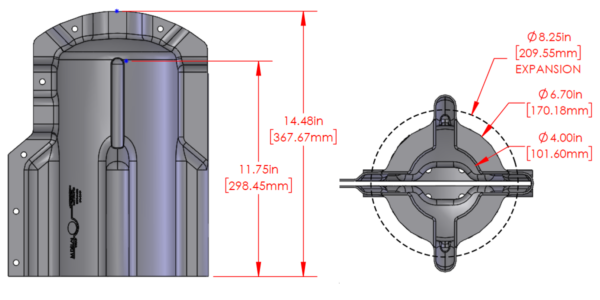 E/ Bushing Cover Extra Large - Midsun Group