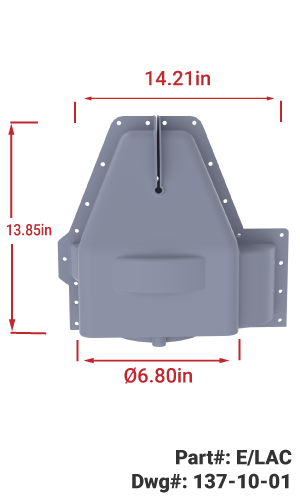 Large Bushing Cover Right Angle Port Cone - Midsun Group